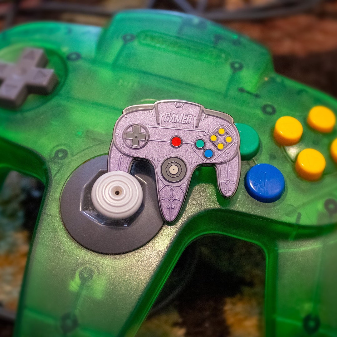 N64 90's Retro Style Contoller Enamel Pin - Etsy