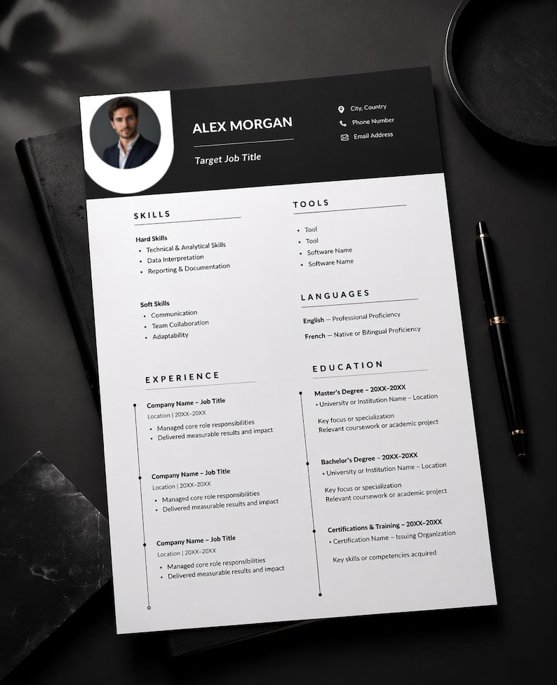 Modern Resume and Cover Letter Templates (canva, Word) (digital ...