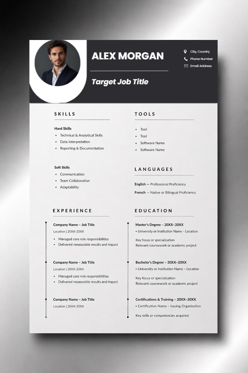 Modern Resume and Cover Letter Templates (canva, Word) (digital ...