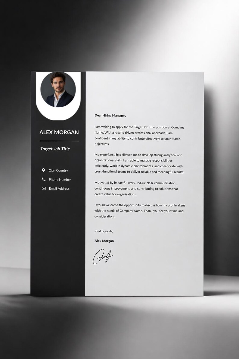 Modern Resume and Cover Letter Templates (canva, Word) (digital ...