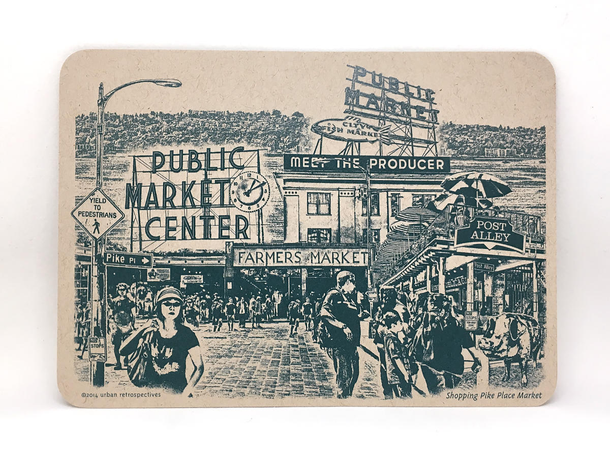 Seattle Postcards Landmarks of Seattle Set of 8 | Etsy