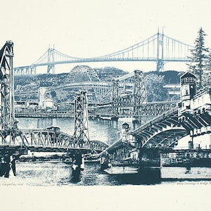 Portland Bridges - Etsy
