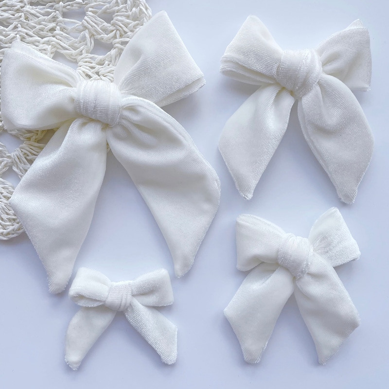 Large Bow Headband Ivory - Etsy