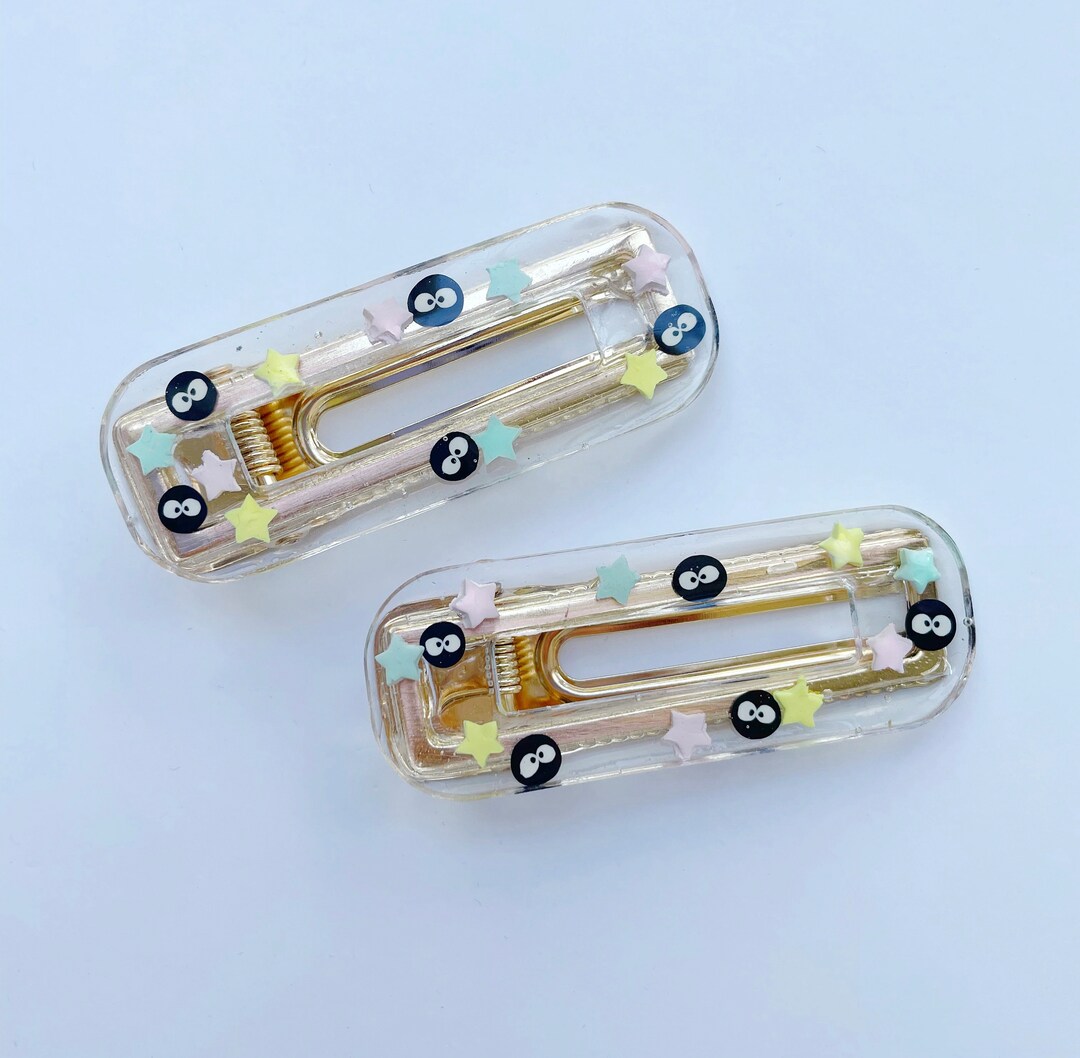 Anime Hair Clip, Anime Barrette, Pastel Anime Hair Clip, Hair Clip ...