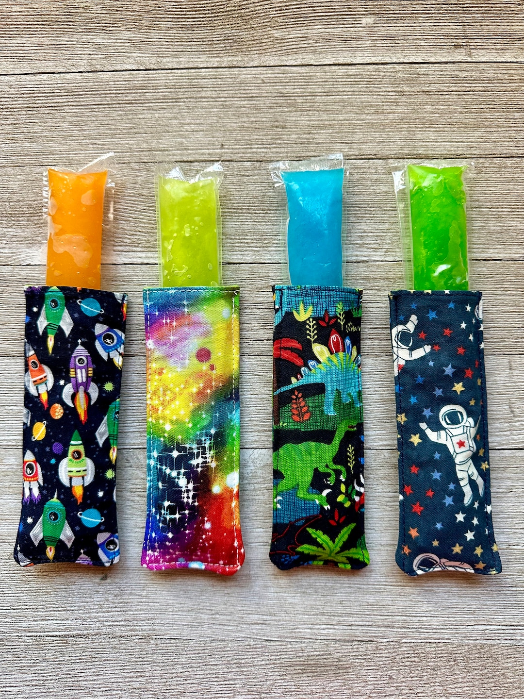 Dinosaur Popsicle Holder, Astronaut Popsicle Holder Popsicle Cover ...