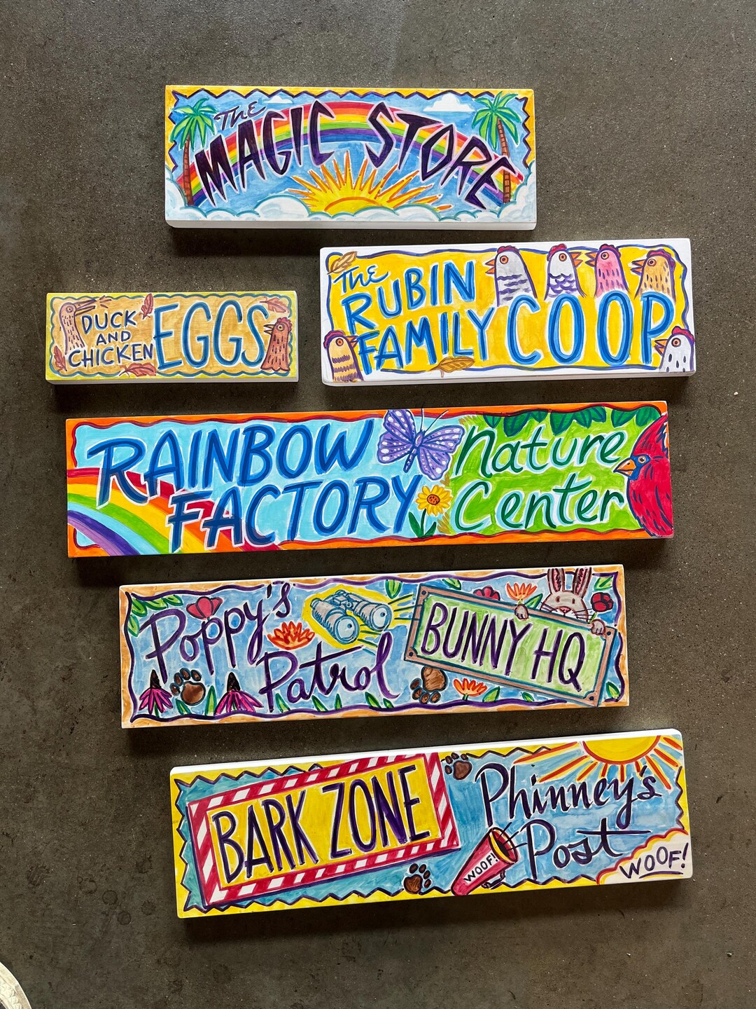 Hand Painted Personalized Wood Sign: Rustic Home Decor - Etsy