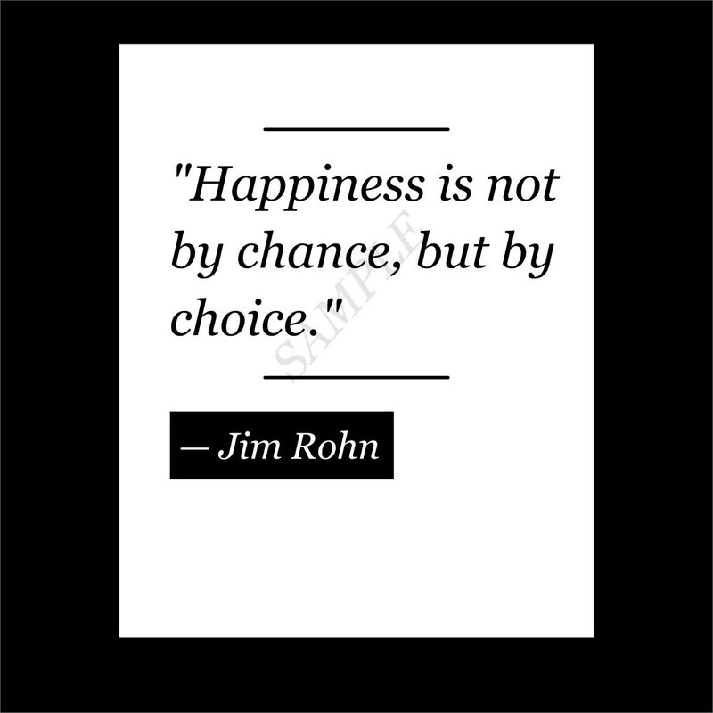 Jim Rohn Quote - Etsy
