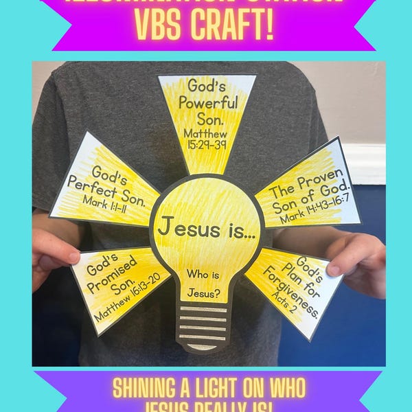 Vbs. Crafts for Illumination - Etsy