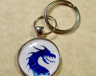 Dragon keychain | Etsy
