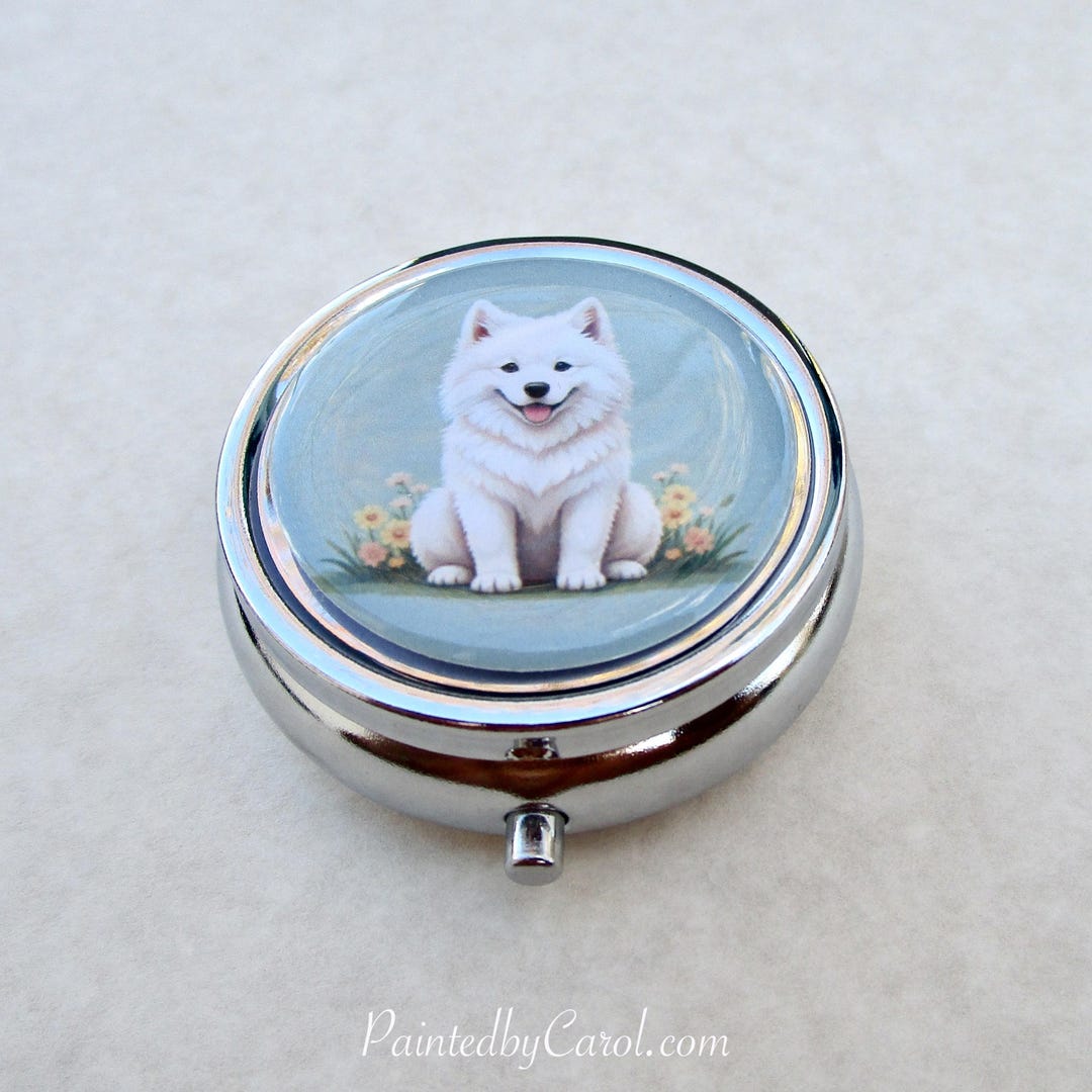 Samoyed Pillbox, Samoyed Mint Box, Samoyed Gifts, Samoyed Mom Gifts ...