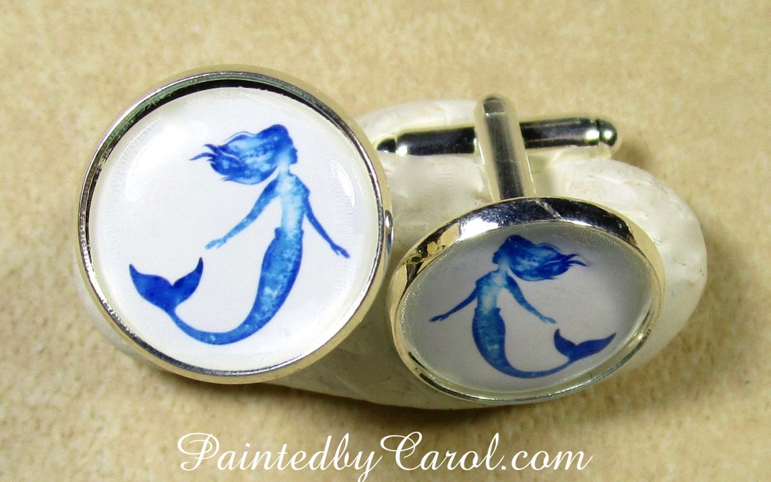 Mermaid Cufflinks Mermaid Mens Gifts Mermaid Suit - Etsy
