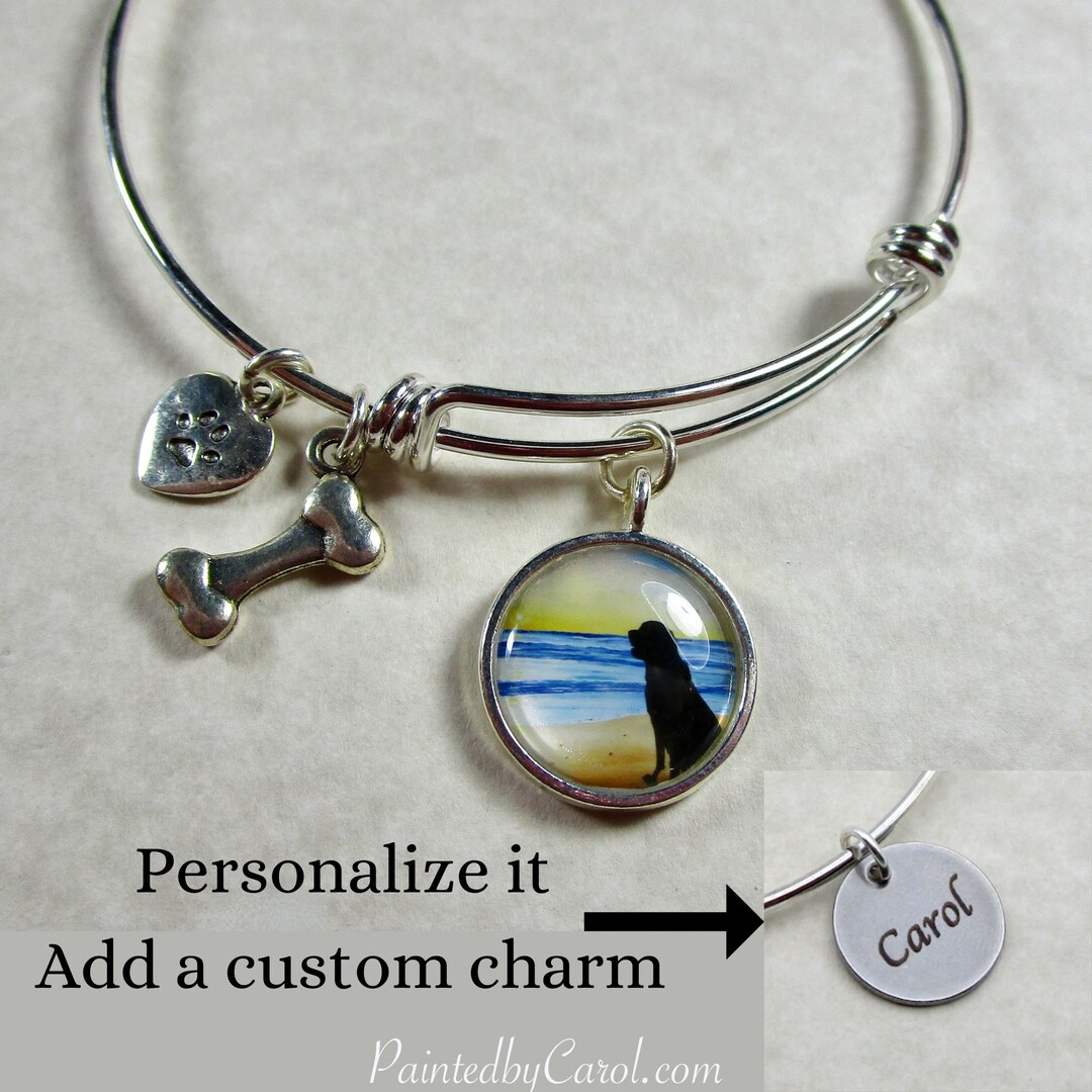 Labrador Retriever Bracelet, Lab Bangle, Lab Jewelry, Lab Expand It ...