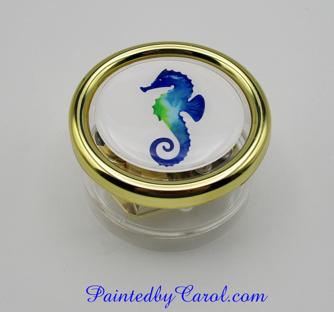 Seahorse Music Box, Seahorse Gifts, Beach Music Box, Beach Gifts, Sea ...