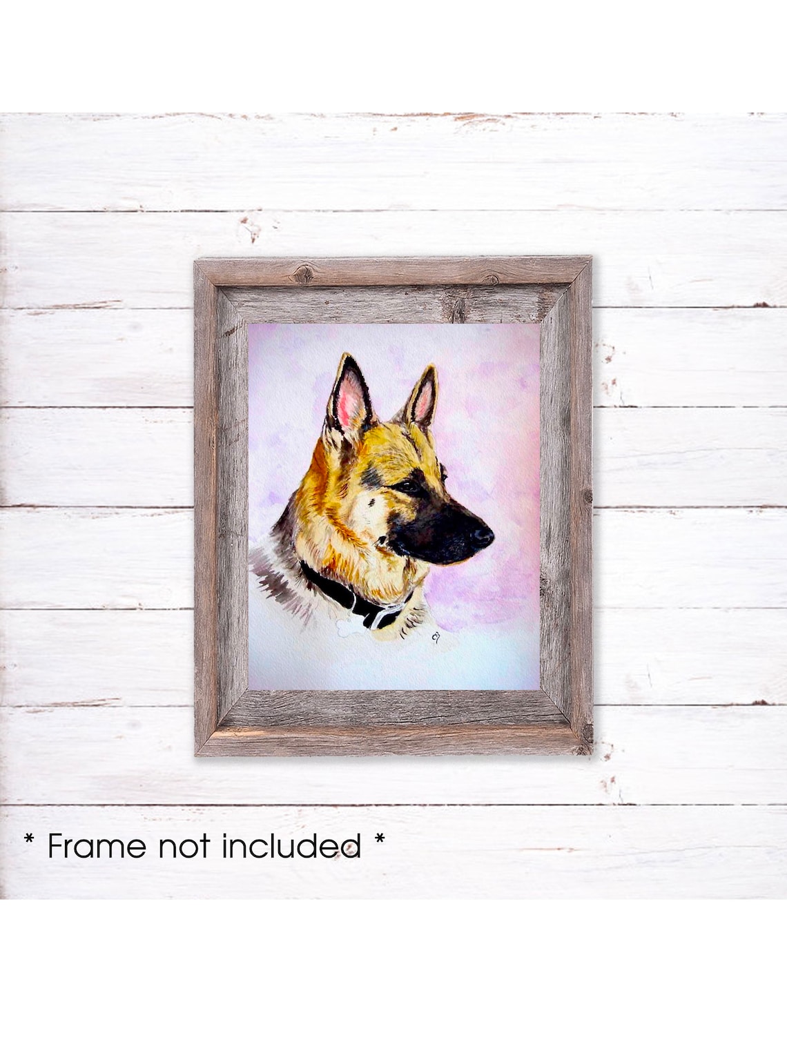 German Shepherd Print German Shepherd Art K-9 Print K-9 - Etsy
