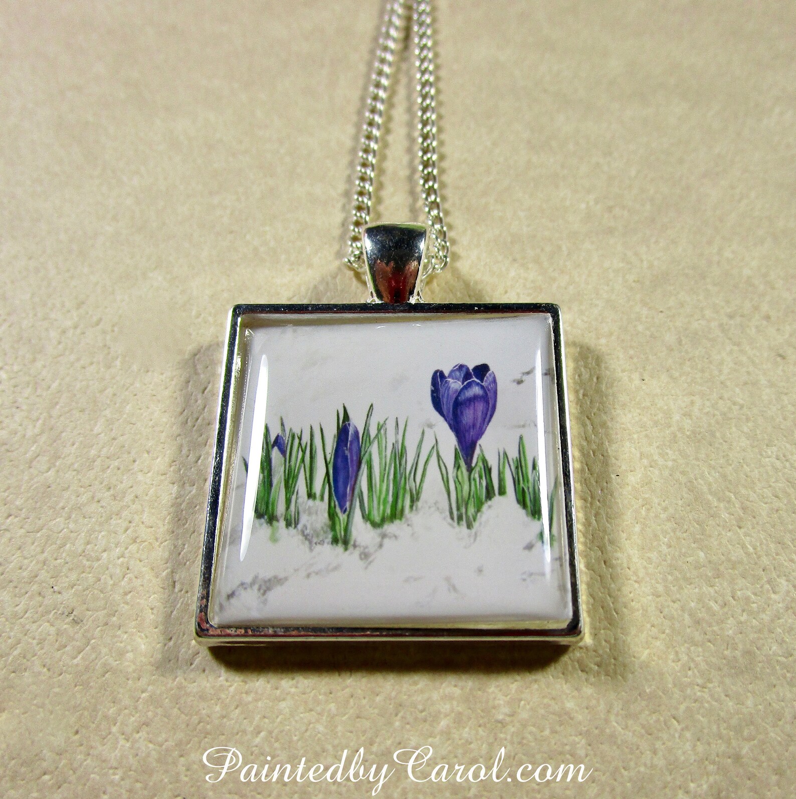 Crocus Earrings Crocus Jewelry Crocus Studs Crocus Lever | Etsy