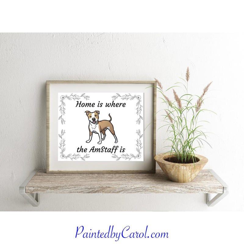 Amstaff Art - Etsy