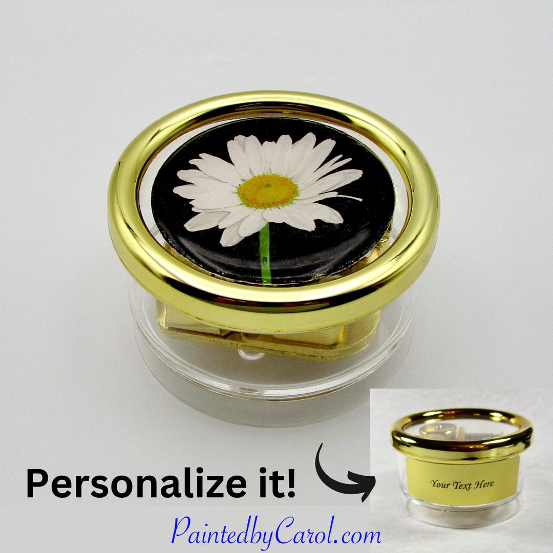 Daisy Music Box, Personalized White Flower Gifts / Custom Summer Lover ...