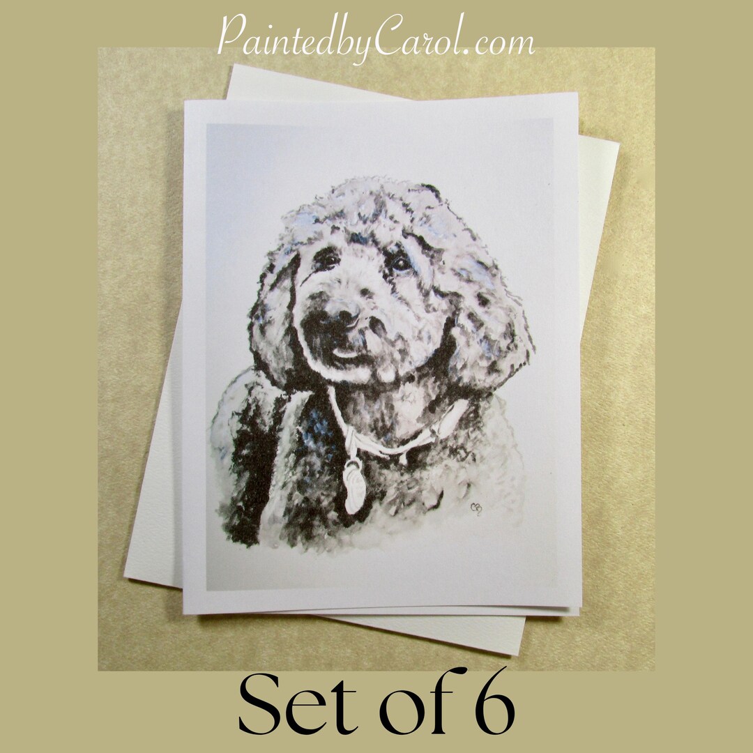 Labradoodle Note Cards, Labradoodle Stationery, Labradoodle Blank Cards ...