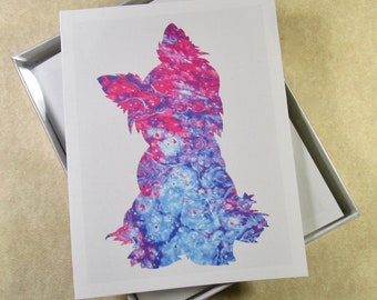 Yorkie Note Cards - Etsy
