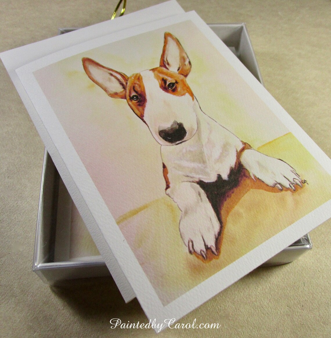 Bull Terrier Note Cards Bull Terrier Stationery Bull Terrier | Etsy