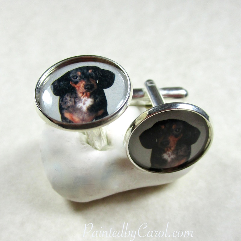 Custom Dog Cufflinks - Etsy