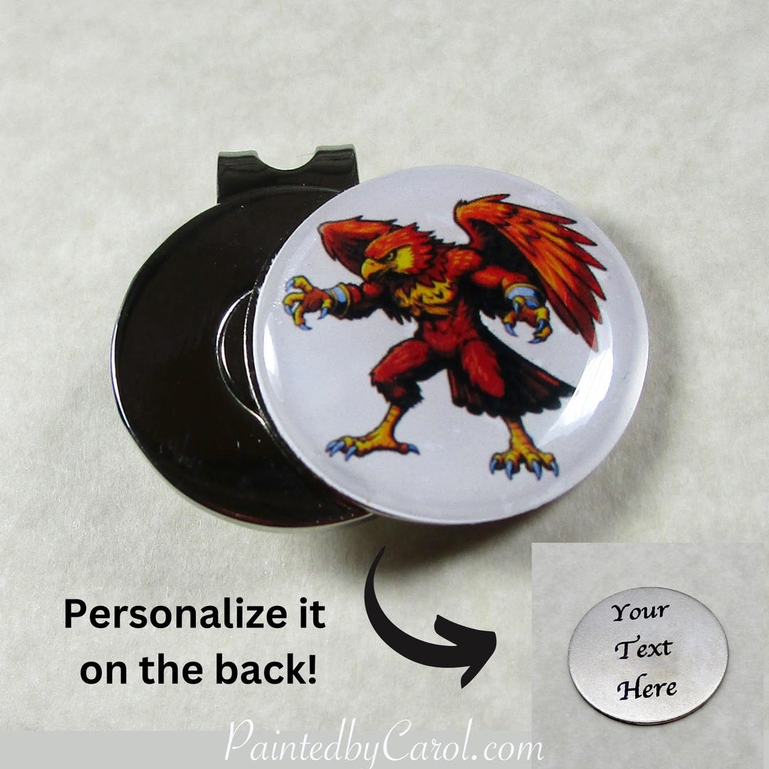Hawks Golf Ball Marker, Personalized Team Mascot Gifts / School Spirit ...