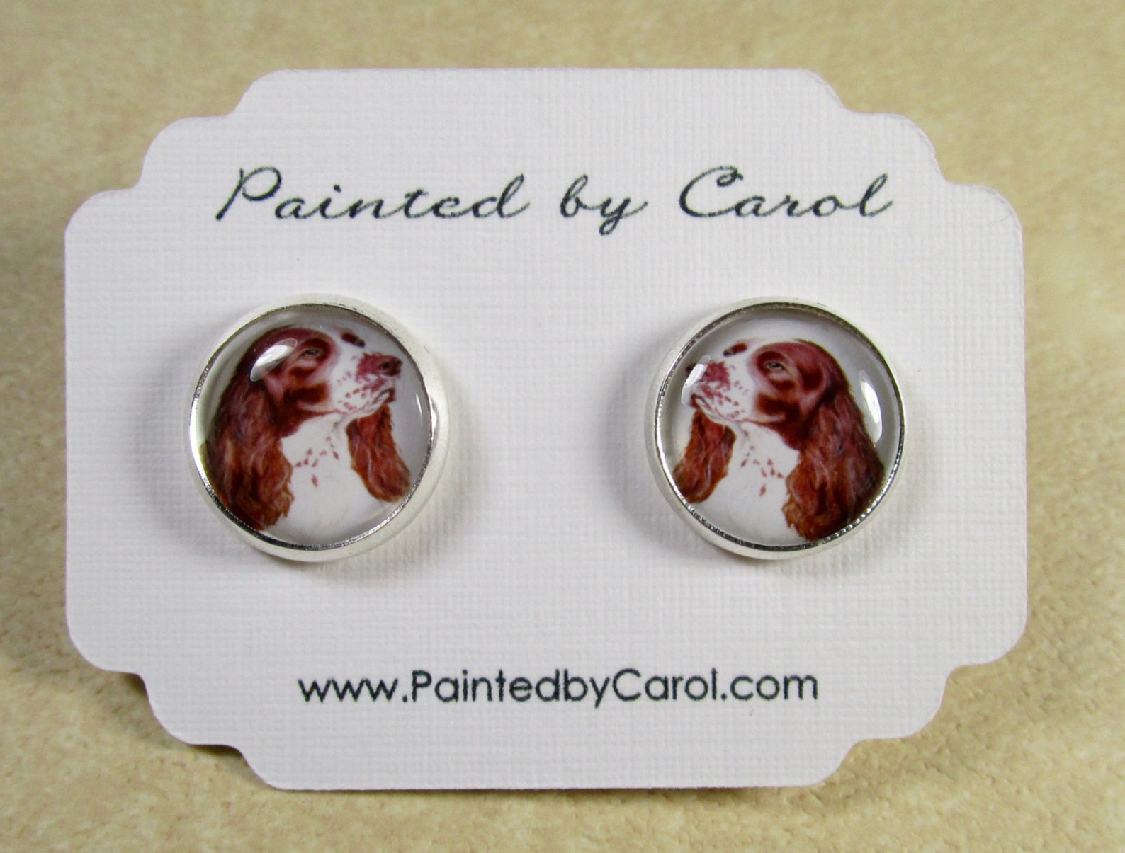 English Springer Spaniel Earrings ESS Jewelry Spaniel Gifts - Etsy