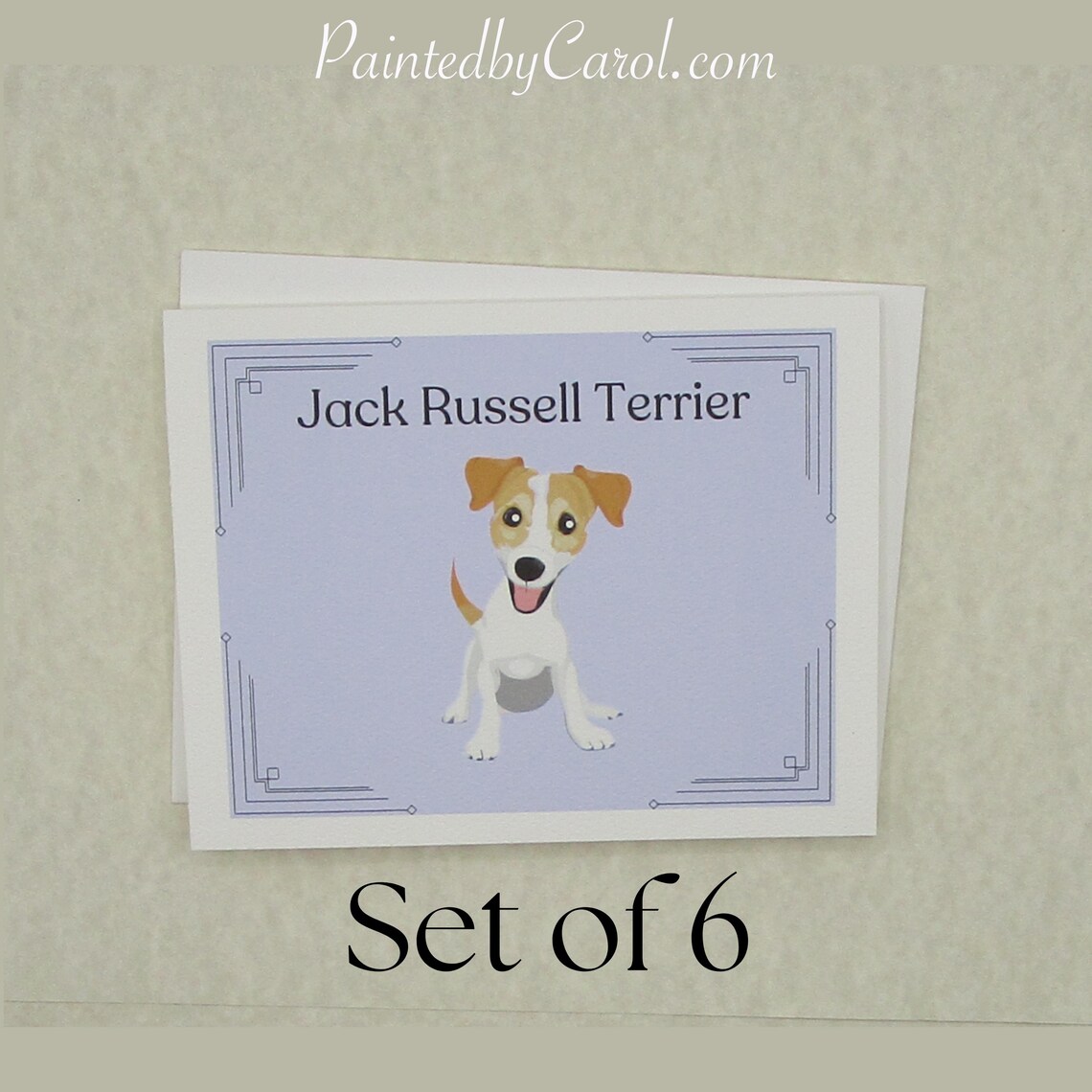 Jack Russell Terrier Note Cards, Jack Russell Stationery, Jack Russell ...