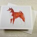Red Shiba Inu Note Cards Shiba Inu Stationery Shiba Inu - Etsy