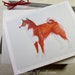 Red Shiba Inu Note Cards Shiba Inu Stationery Shiba Inu - Etsy