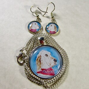 English Setter Portrait Earrings, English Setter Studs, English Setter ...