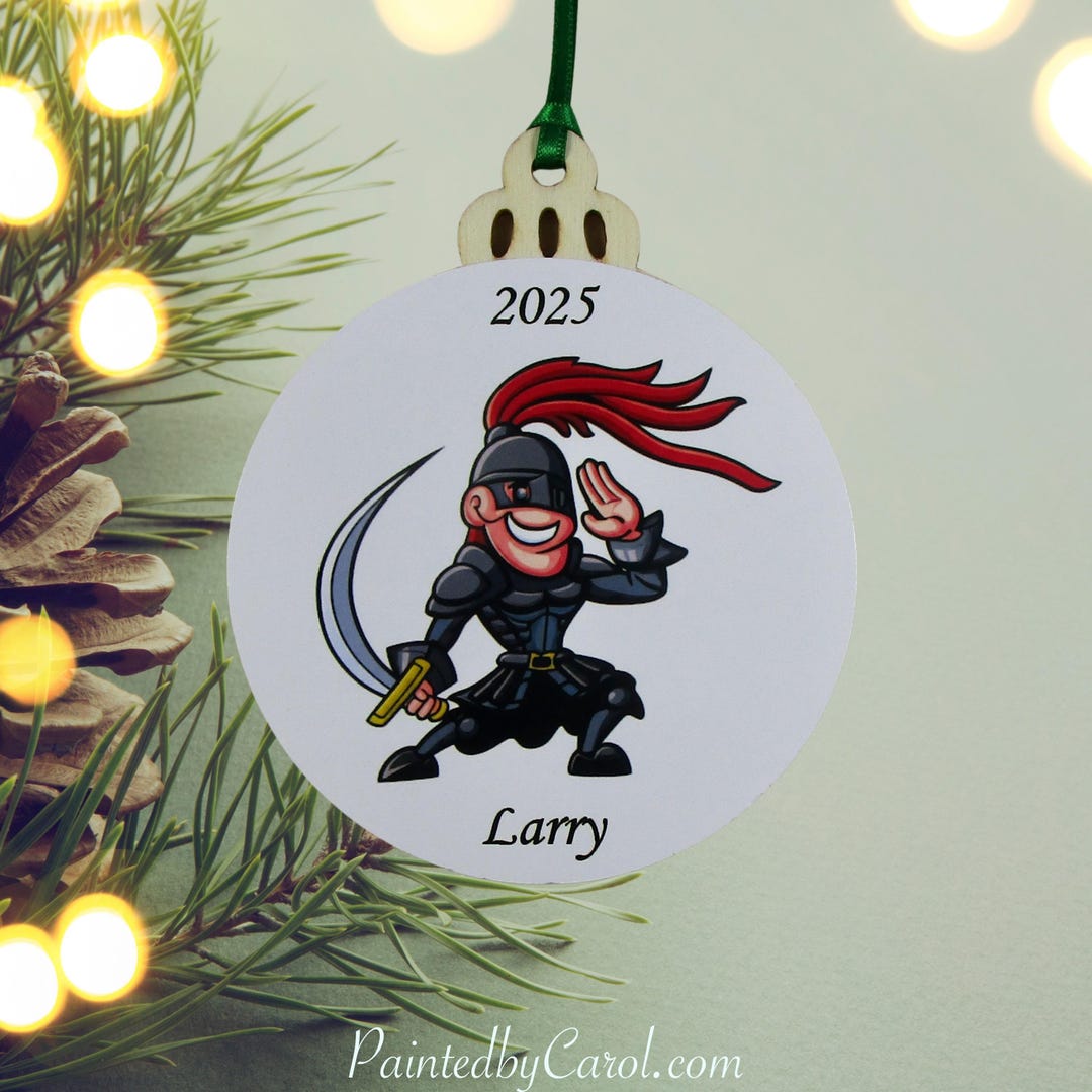 Cavalier Christmas Ornament: Personalized Musketeer Holiday Decoration ...