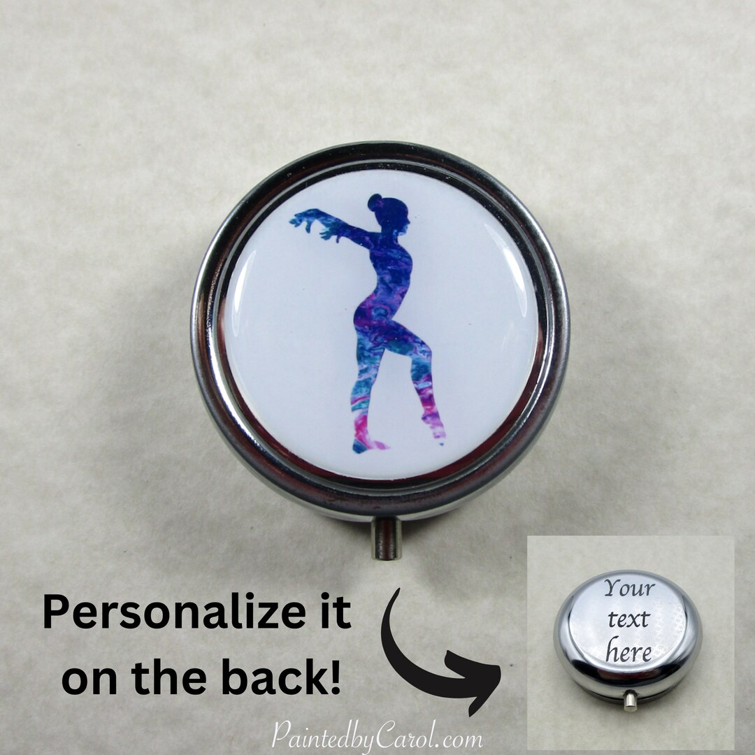 Gymnast Pillbox, Gymnastics Pill Box, Gymnast Gifts, Gymnastics Gifts ...