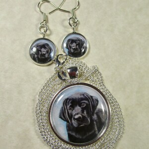 Black Lab Pendant, Black Lab Necklace, Black Lab Retriever Jewelry ...