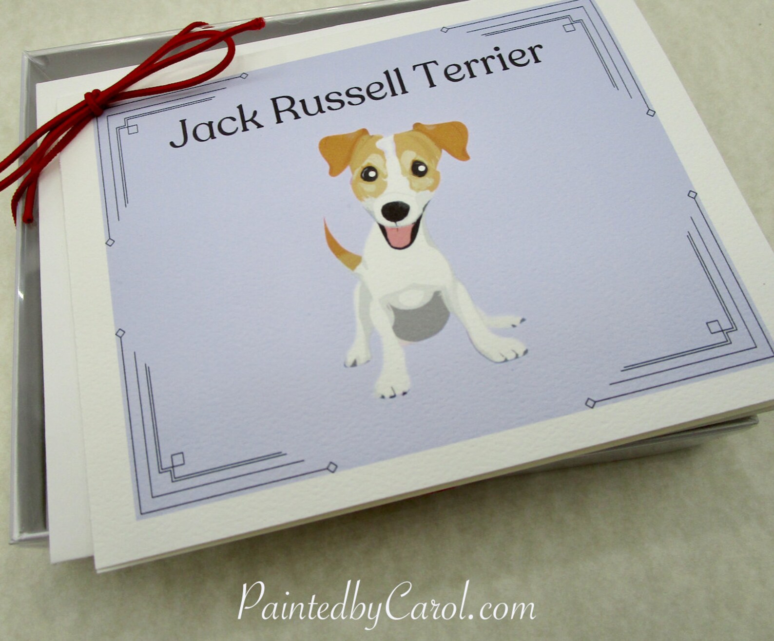 Jack Russell Terrier Note Cards, Jack Russell Stationery, Jack Russell ...