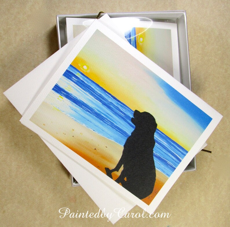 Black Lab Note Cards Labrador Retriever Note Cards Blank - Etsy
