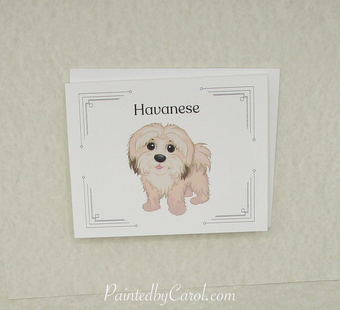 Havanese Note Cards, Havanese Blank Cards, Havanese Stationery ...