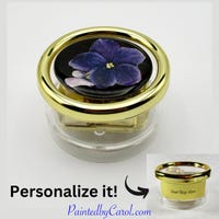 Personalized Walnut Wood Music Box, Birth Flower Music Box, Birthday ...