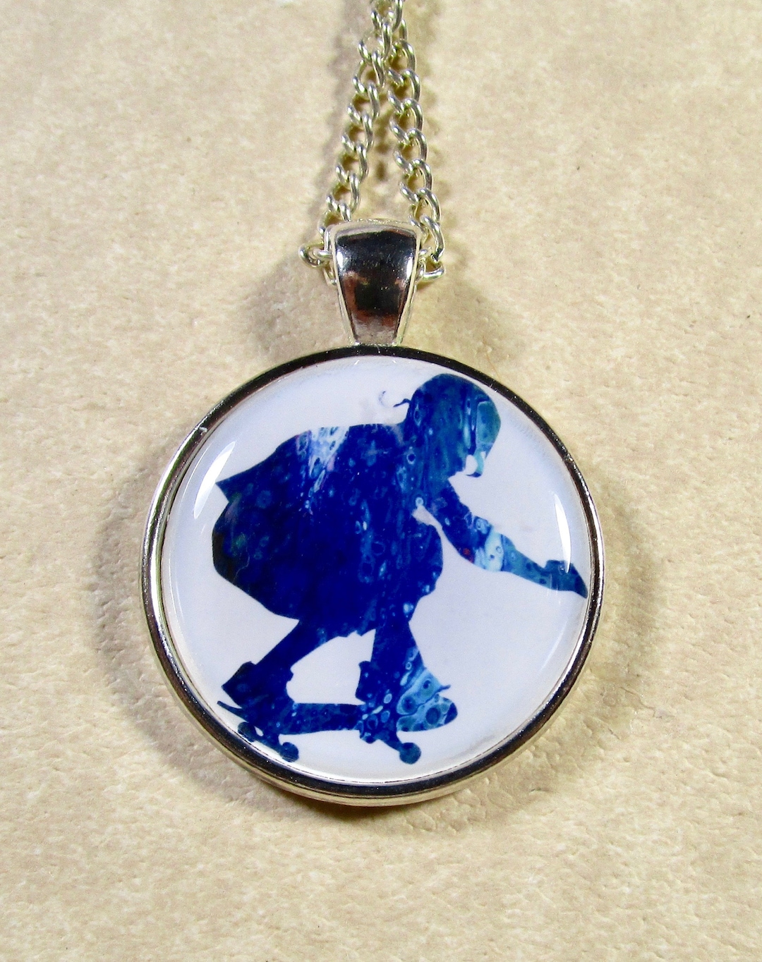 Skateboard Pendant, Skateboard Necklace, Skateboard Jewelry, Skateboard ...