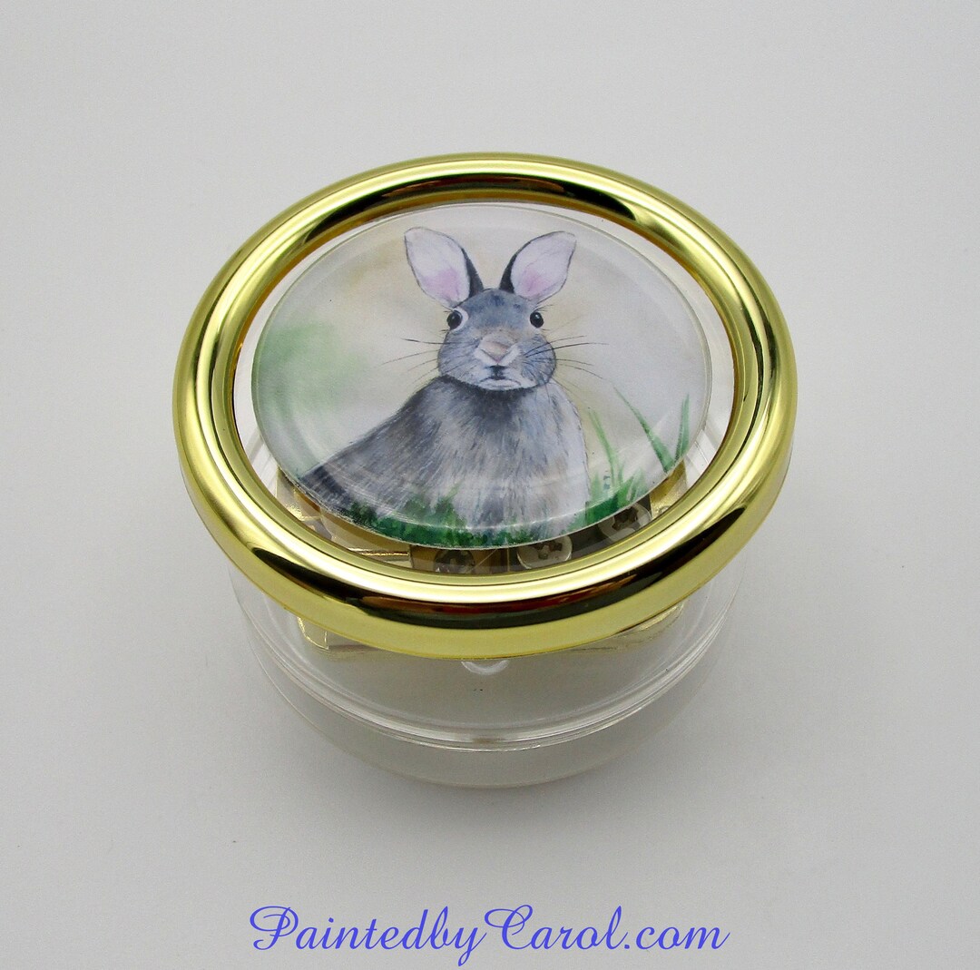 Bunny Music Box, Rabbit Gifts, Nursery Music Box, New Baby Gifts ...
