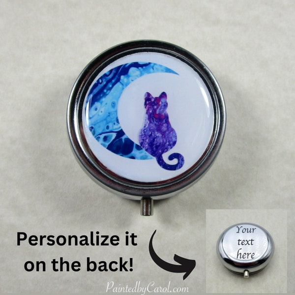 Cat Pill Box - Etsy