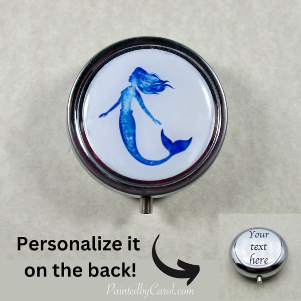 Mermaid Pill Case - Etsy