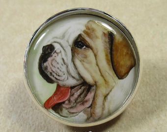 Bulldog pin | Etsy