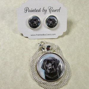 Black Lab Pendant, Black Lab Necklace, Black Lab Retriever Jewelry ...