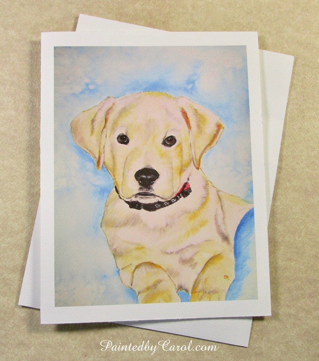 Yellow Lab Note Cards, Labrador Retriever Note Cards, Blank Note Cards ...