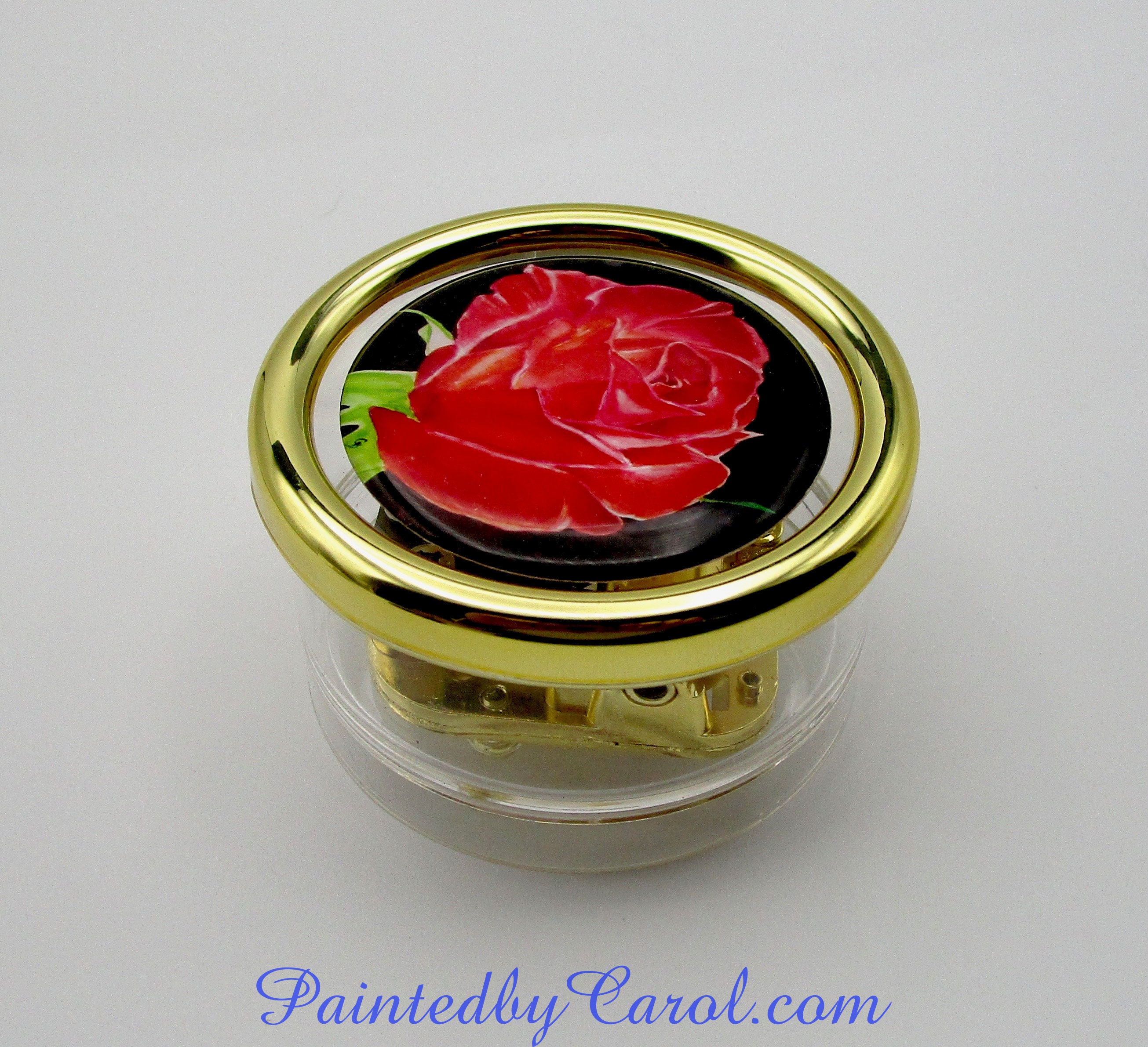 Red Rose Music Box Red Rose Gift Red Flower Gifts | Etsy