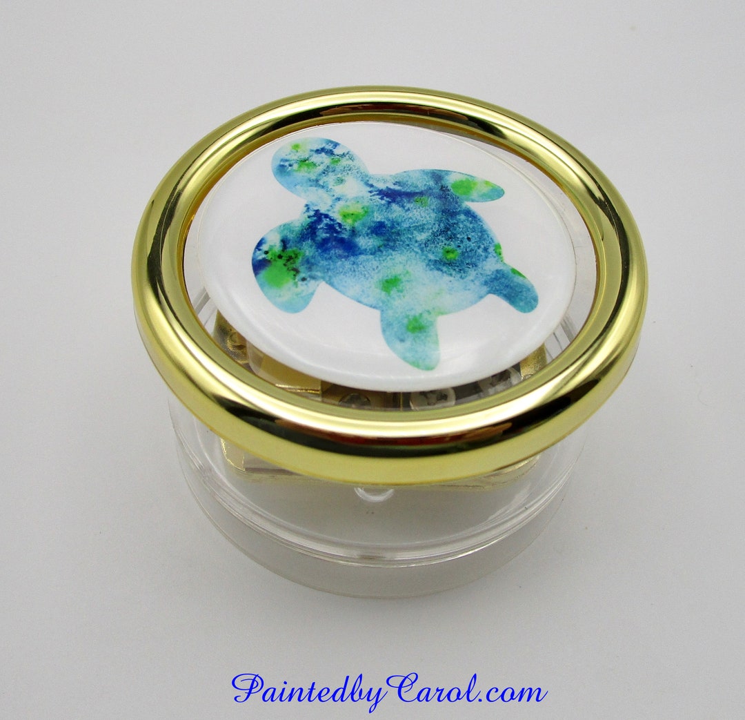 Sea Turtle Music Box, Turtle Gifts, Beach Music Box, Beach Gifts, Sea ...