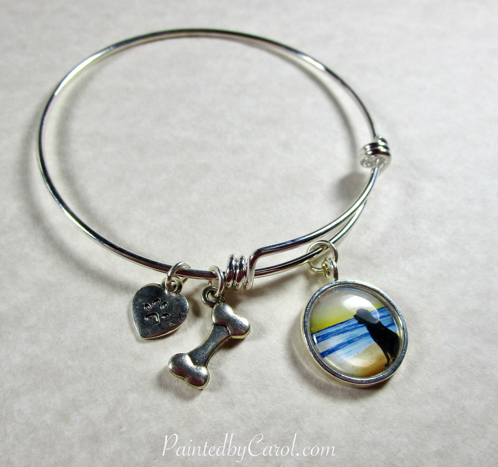 Labrador Retriever Bracelet, Lab Bangle, Lab Jewelry, Lab Expand It ...