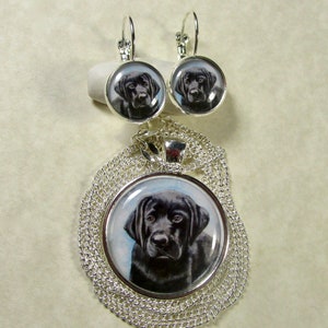 Black Lab Pendant, Black Lab Necklace, Black Lab Retriever Jewelry ...