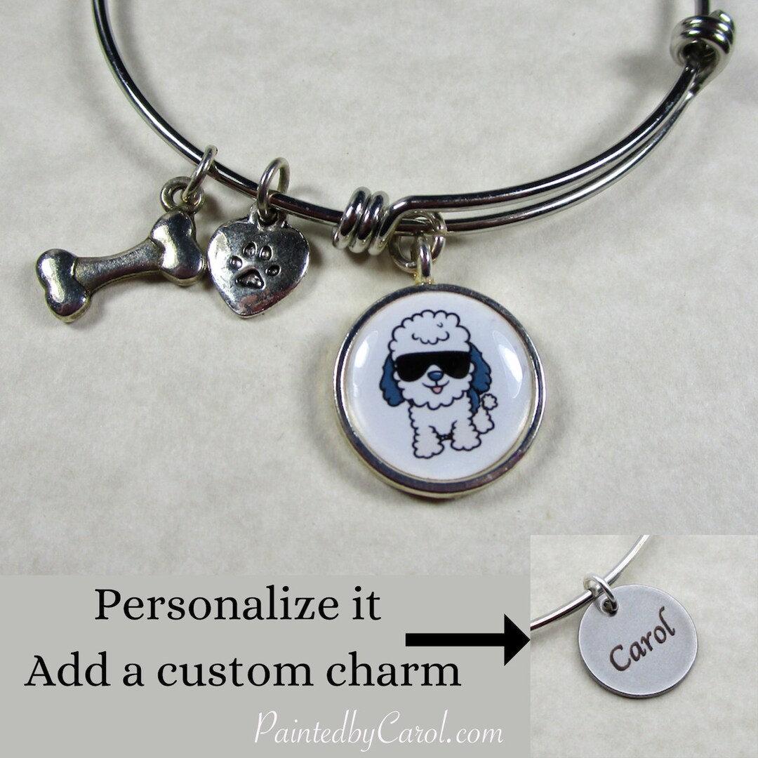 Sheepadoodle Bracelet, Sheepadoodle Jewelry, Sheepadoodle Bangle ...